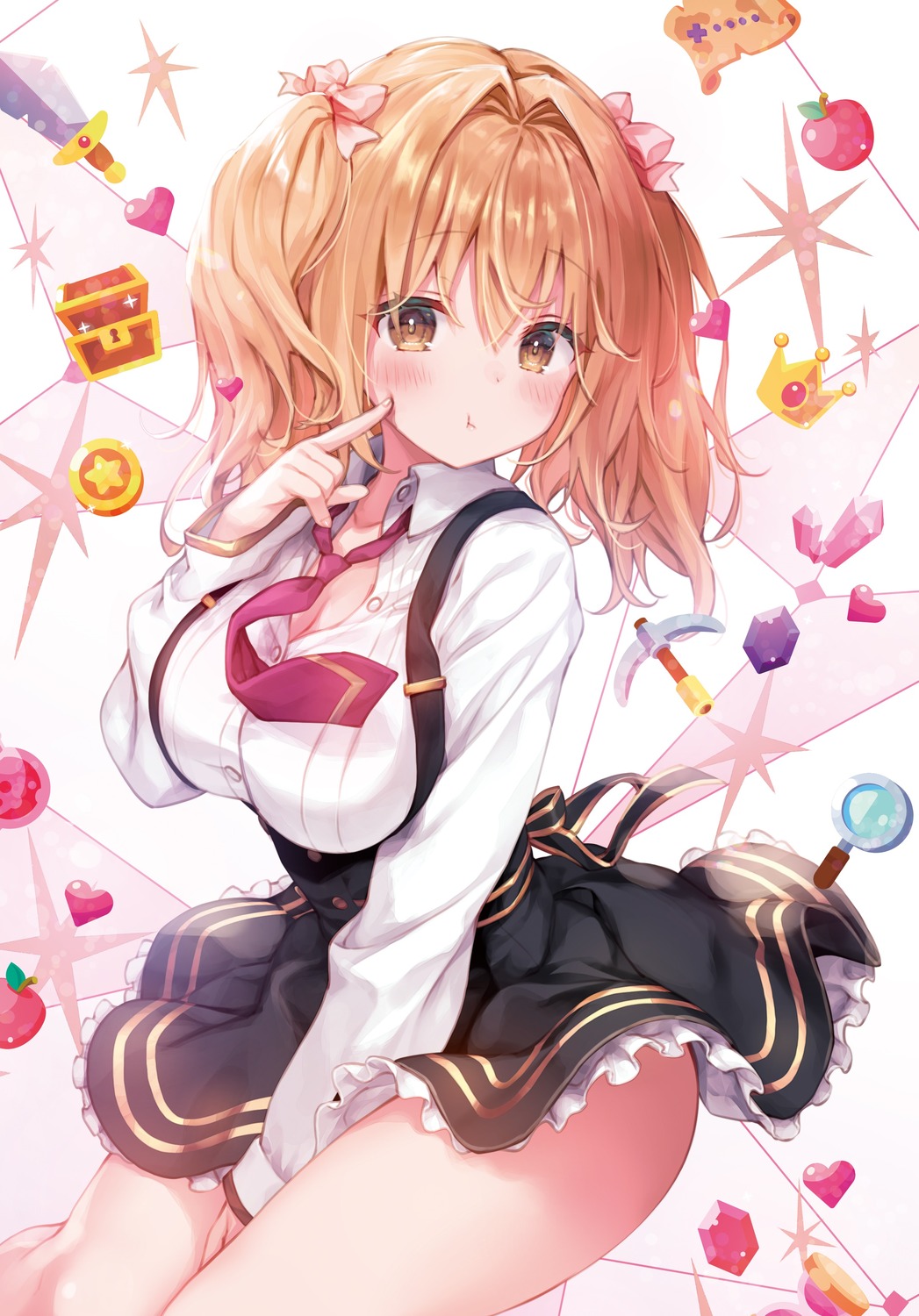 konomi liar liar akizuki noa cleavage seifuku skirt lift | #1062890 | yande.re